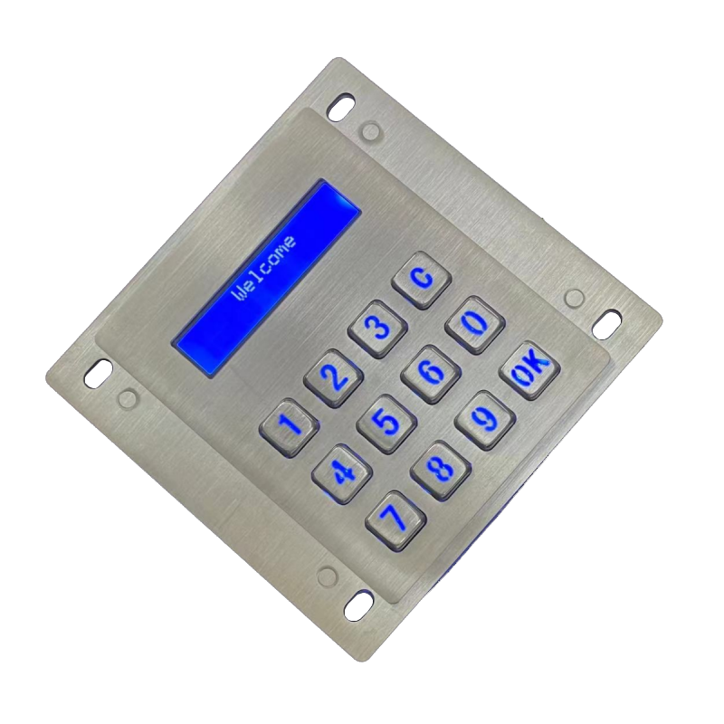 IP67 industrial stainless steel LCD numeric keypad for gas station in ...