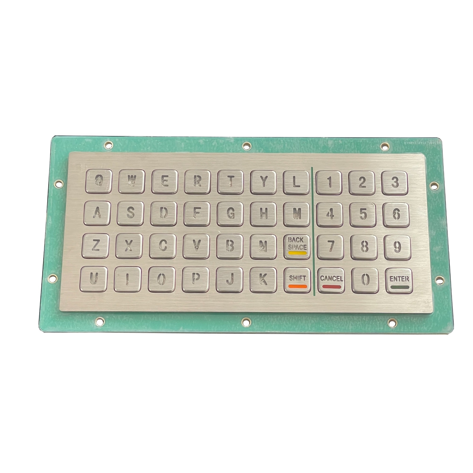 IP67 Waterproof Stainless Steel LED Backlight Keyboard – Industrial ...