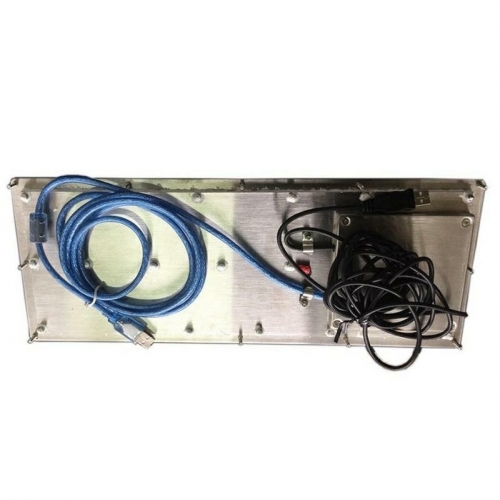 IP67 military stainless steel keyboard with joystick mouse.