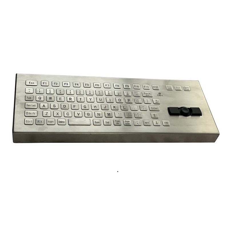 IP67 Waterproof Stainless Steel Desktop Keyboard with Integrated Rugged ...