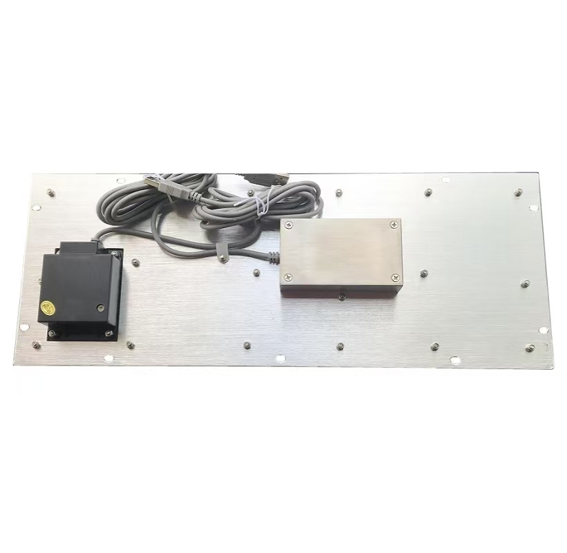 IP67 waterproof stainless steel panel mount keyboard with integrated ...
