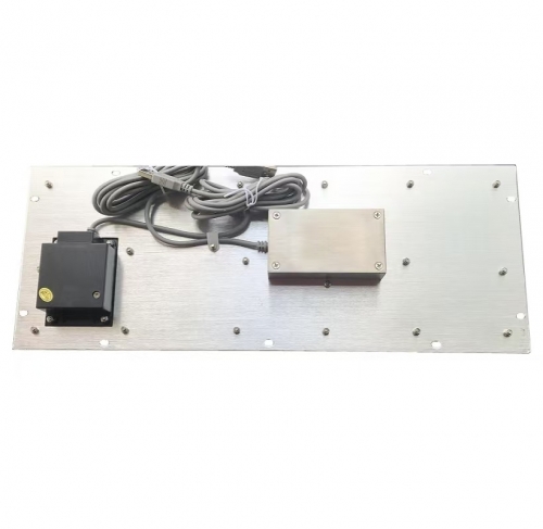 IP67 waterproof stainless steel panel mount keyboard with integrated ...