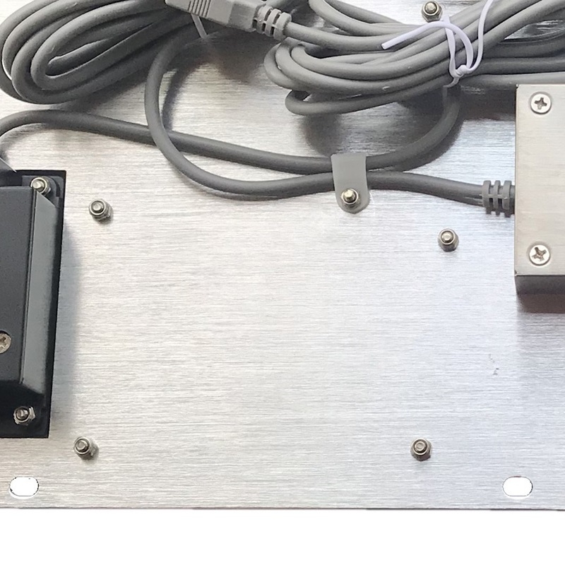 IP67 waterproof stainless steel panel mount keyboard with integrated ...