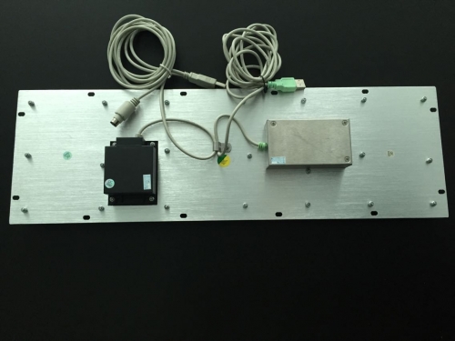 IP67 waterproof stainless steel kiosk keyboard with integrated ...