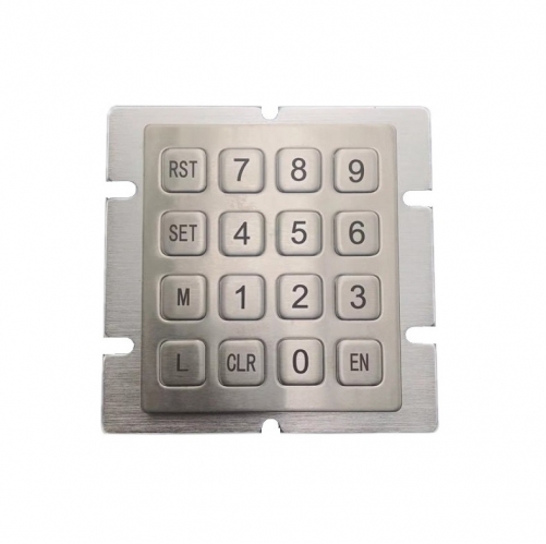 IP67 waterproof industrial stainless steel kiosk keypad, numeric keypad..