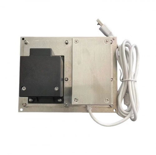 IP67 waterproof stainless steel tracball with integrated custom keypad