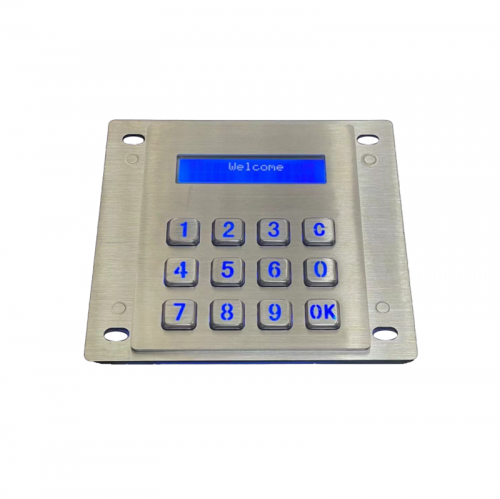 IP67 industrial stainless steel LCD numeric keypad for gas station in ...