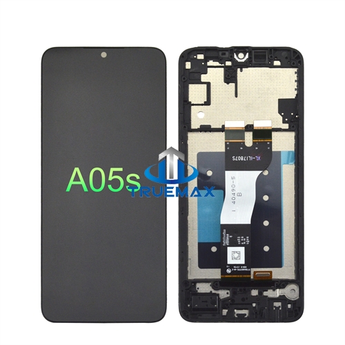 Replacement lcd for samsung galaxy a05s cellphone screen display with Frame