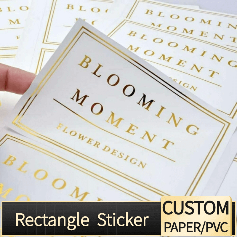 Custom Rectangle Sticker- The Best Custom Packaging Printing