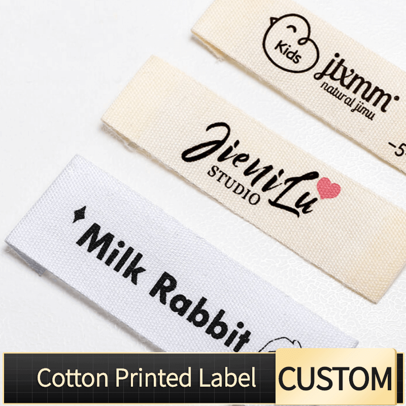 Custom Printed Cotton Label- The Best Custom Packaging Printing