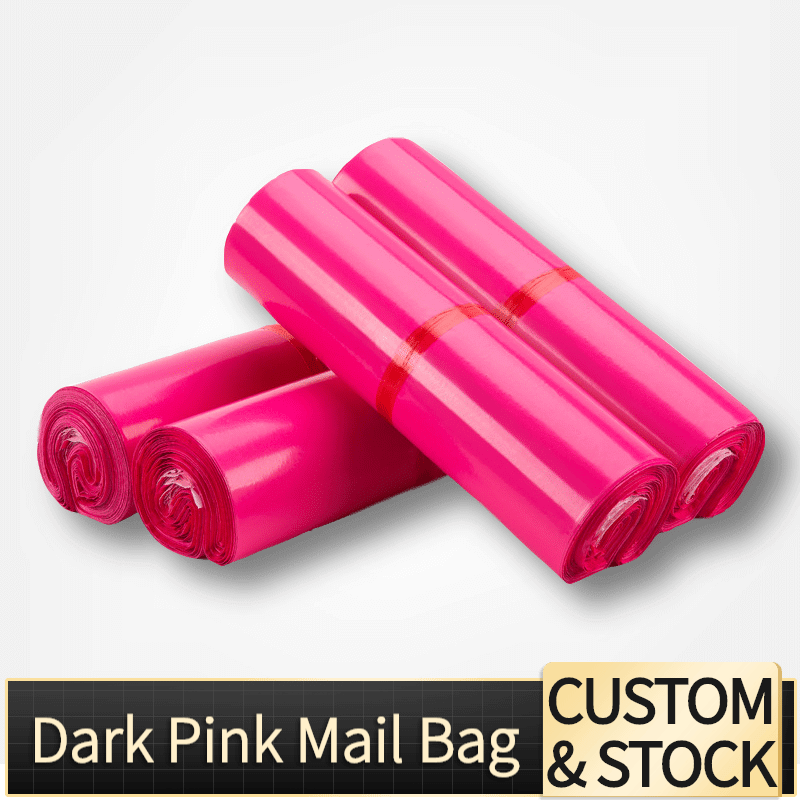 Custom Mail Bag Dark Pink Mailers