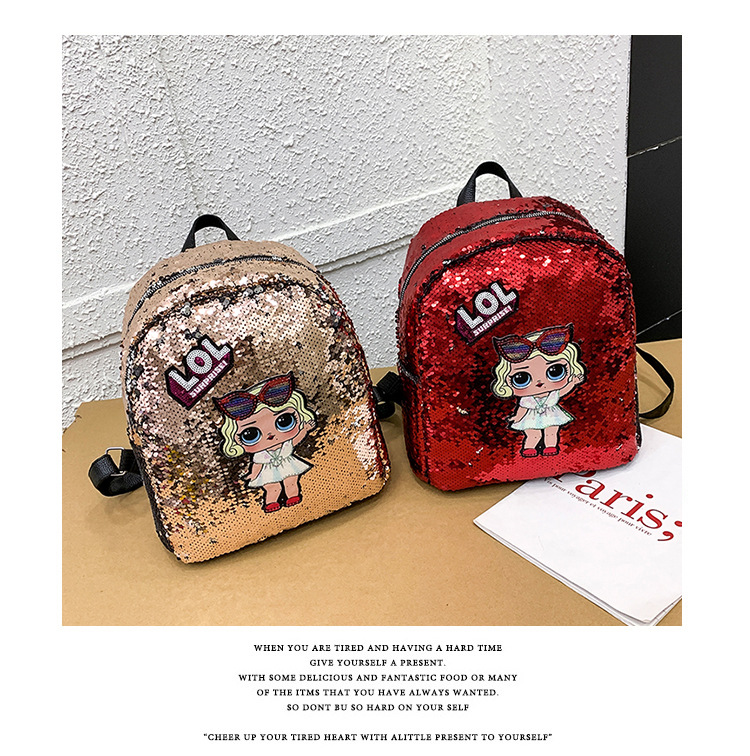 Surprise Doll Backpack Children's Cartoon Anime Backpack For School ...