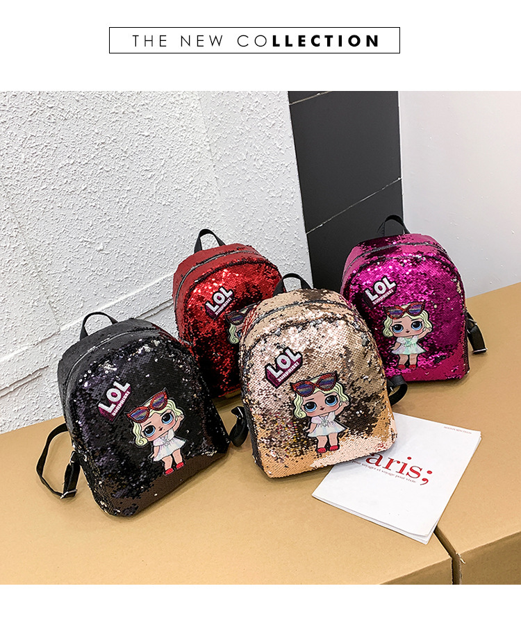 Surprise Doll Backpack Children's Cartoon Anime Backpack For School ...