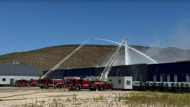 The fire incident at the world's largest lithium-ion energy storage ...