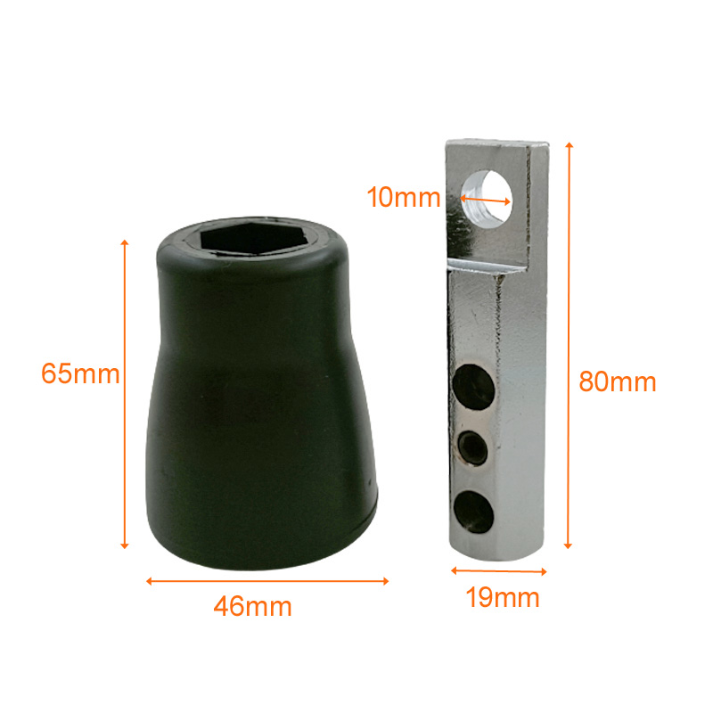 Connector with rubber cap #6385