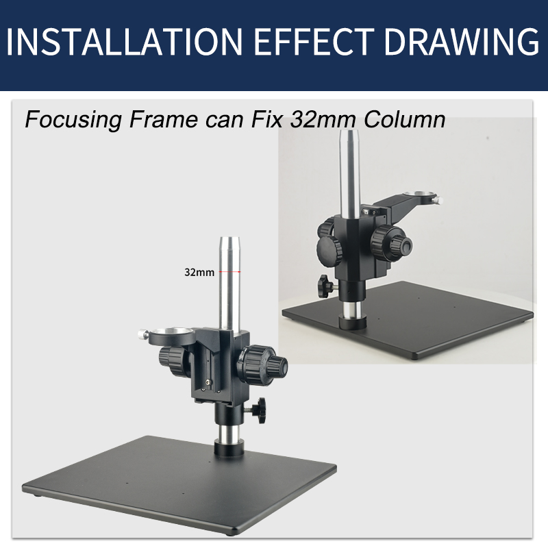 KOPPACE Microscope Focusing Bracket Column Hole 32mm Fine Tuning ...