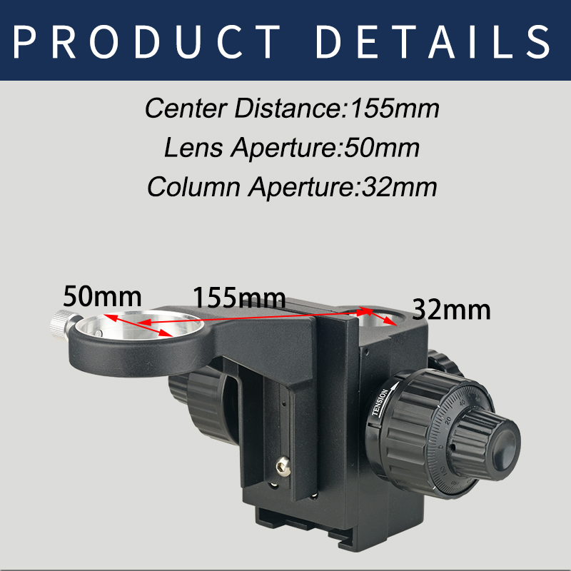 KOPPACE Microscope Focusing Bracket Column Hole 32mm Fine Tuning ...