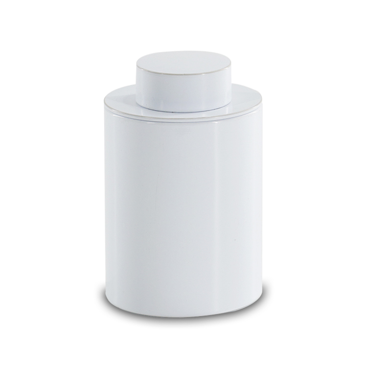 round white can