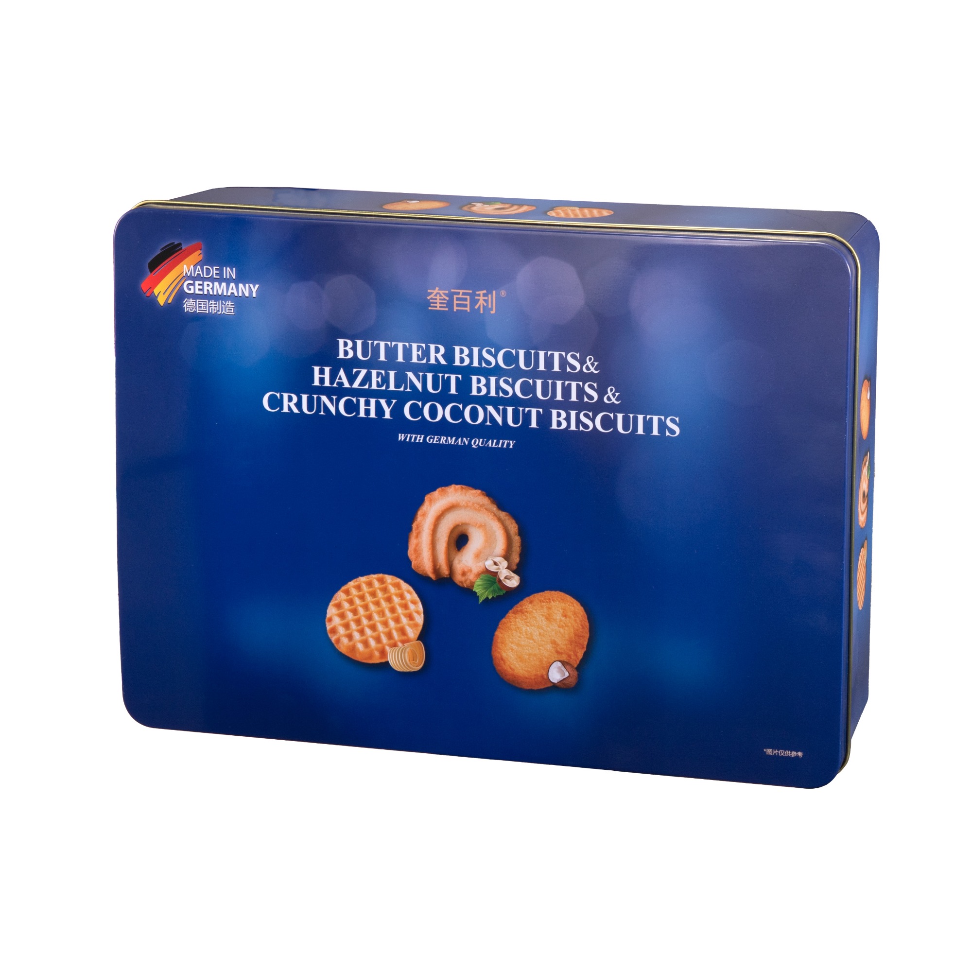 exquisite and durable butter biscuit tin