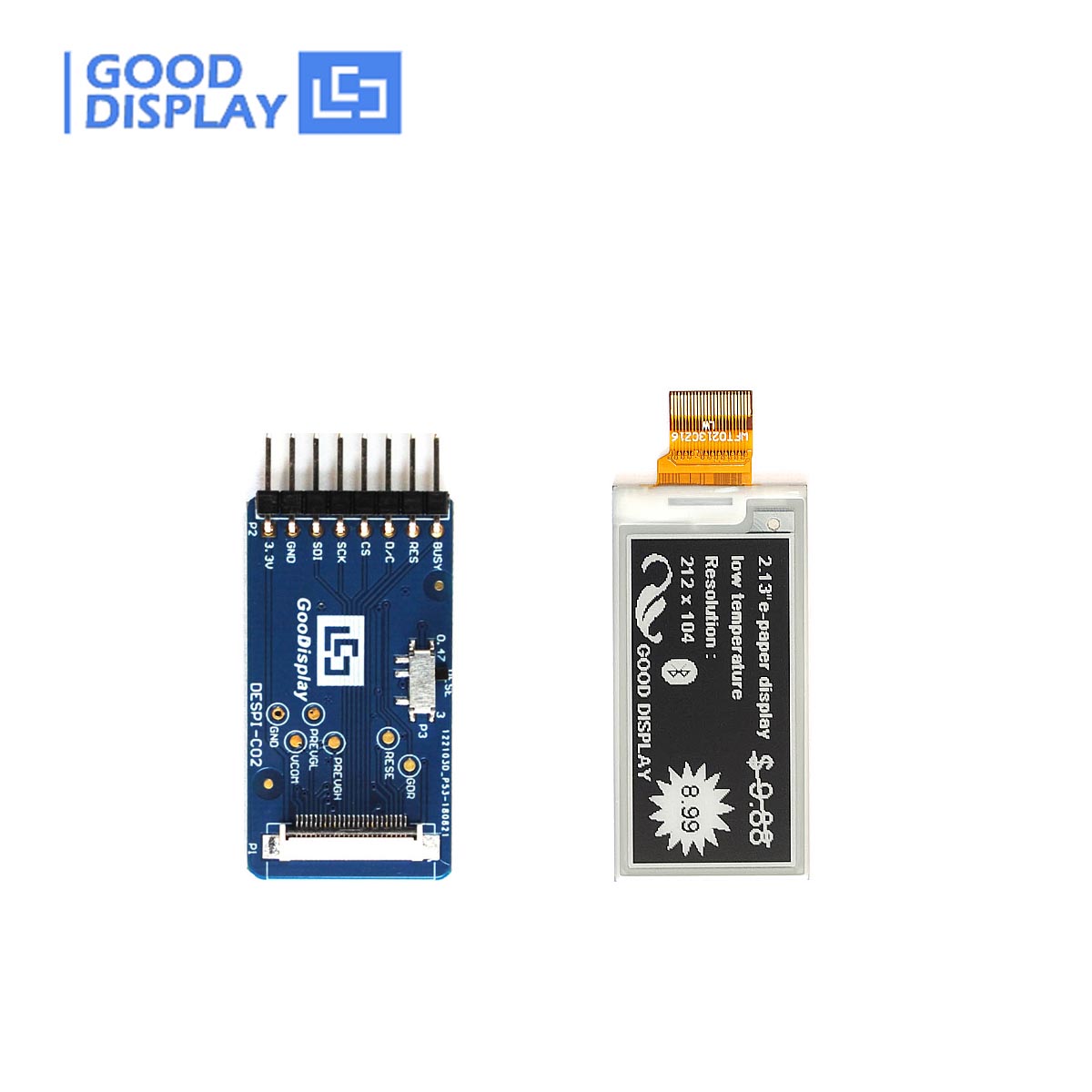 2.13 inch e-paper display Low temperature electronic paper module eink