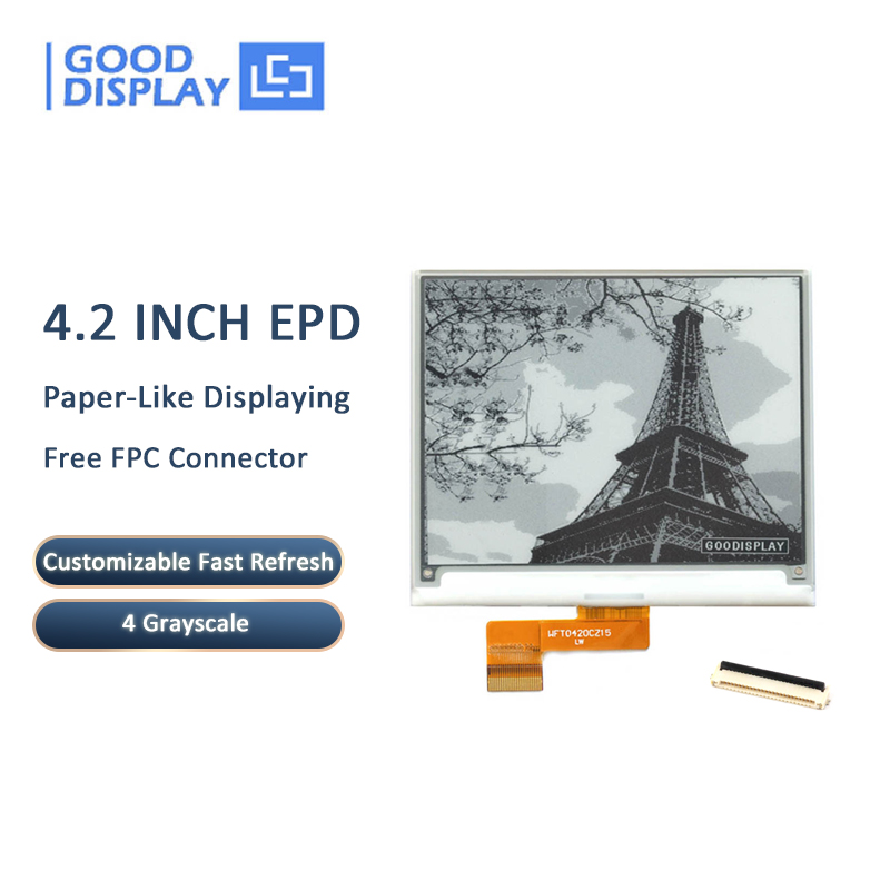 4.2 inch e-ink panel SPI interface buy e-paper display e-paper display
