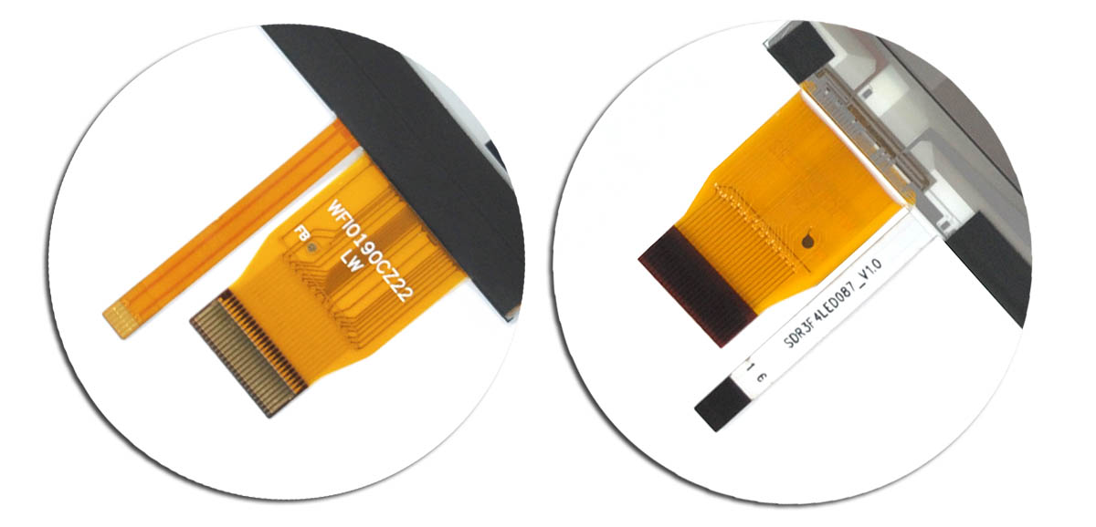 2.7 inch E ink Display with front light, can work at darkness ...