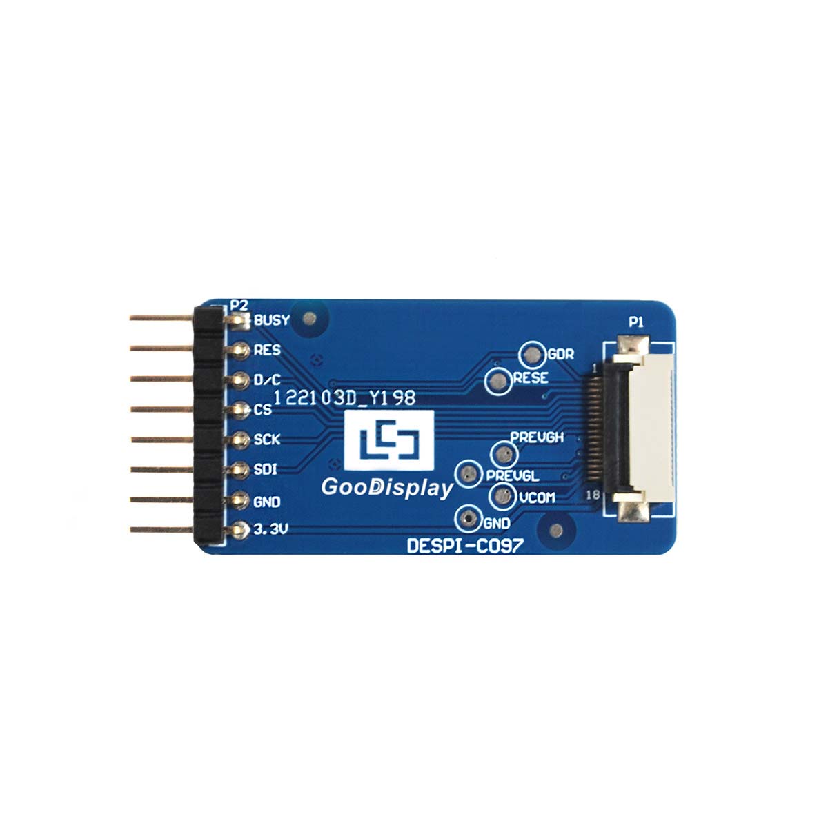 0.97 inch Eink Screen Mini E-Paper Display, GDEM0097T61