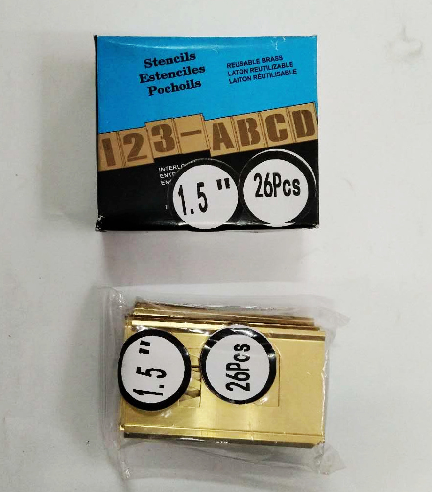 IMPA 613131-613160 MST STENCIL LETTER & FIGURE SET