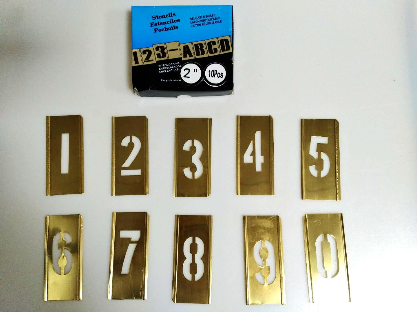 IMPA 613131-613160 MST STENCIL LETTER & FIGURE SET