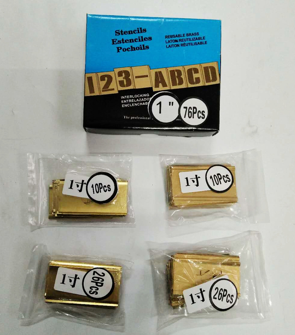 IMPA 613131-613160 MST STENCIL LETTER & FIGURE SET