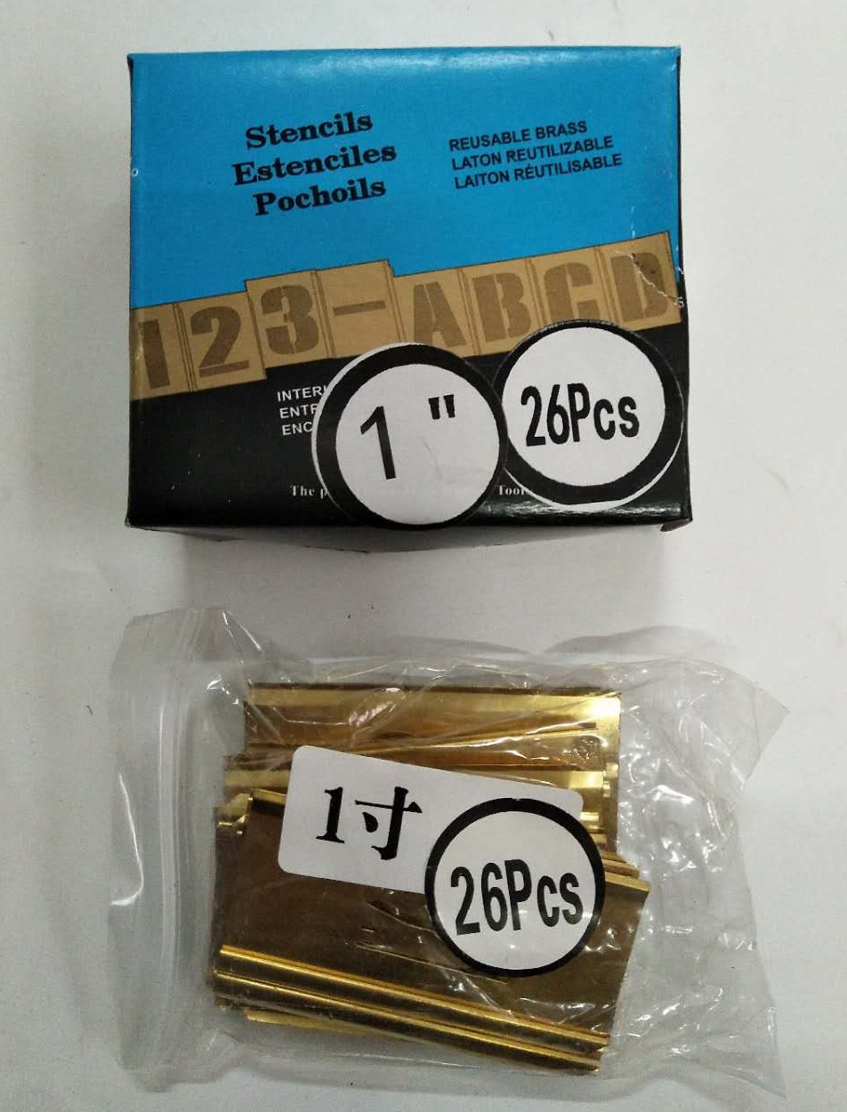 IMPA 613131-613160 MST STENCIL LETTER & FIGURE SET