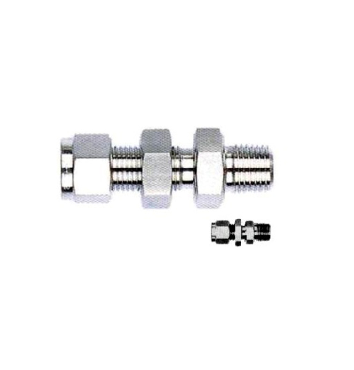 IMPA 734341-734345 MST CONNECTOR BULKHEADMALE, STAINLESS FLARELESS