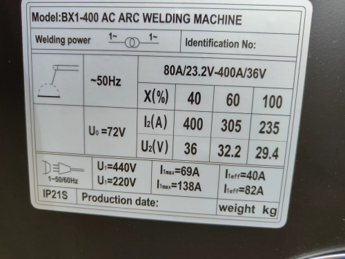 IMPA 851051 MST ARC WELDER