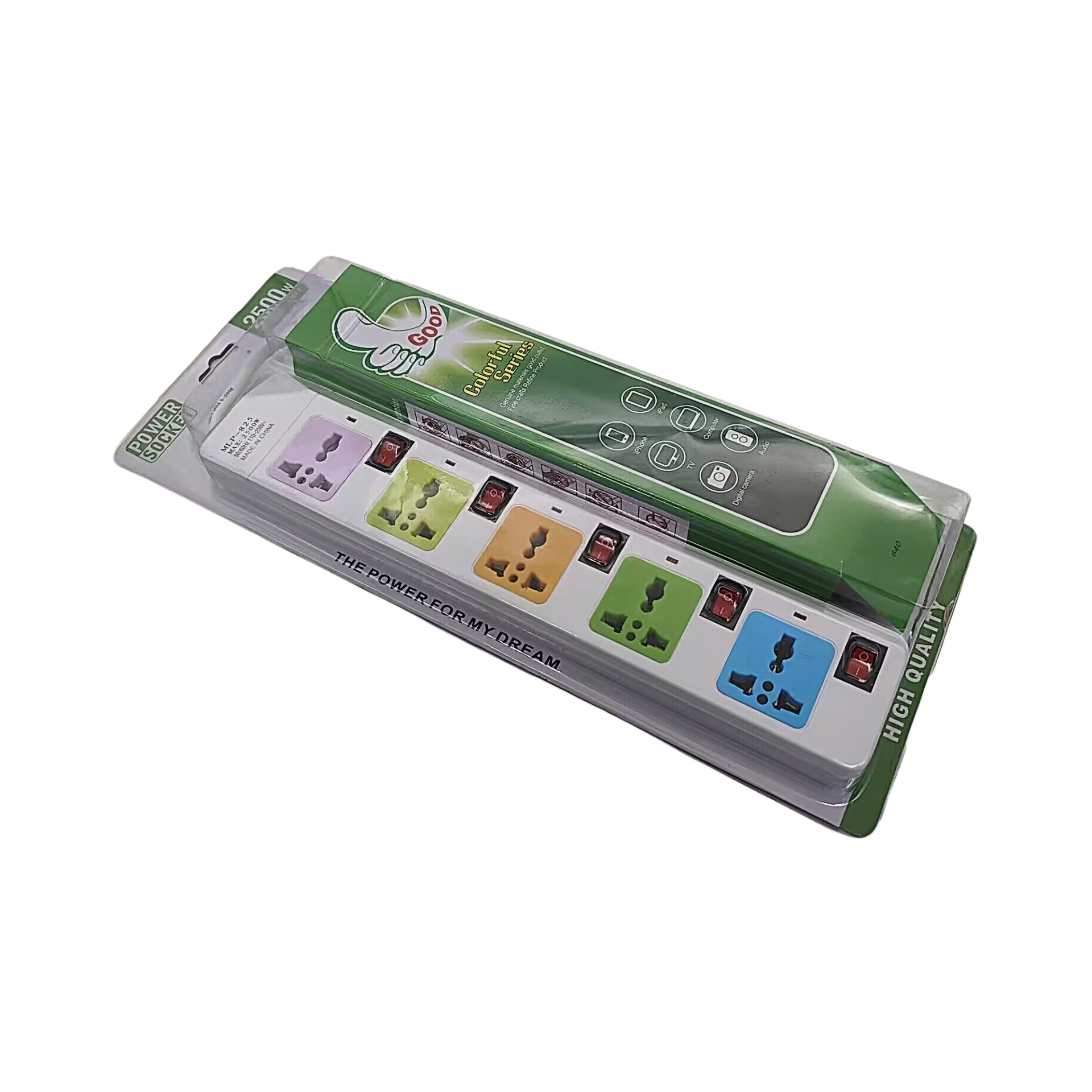 IMPA 792945-792950 MST Receptacles Multiway with Cord and Plug