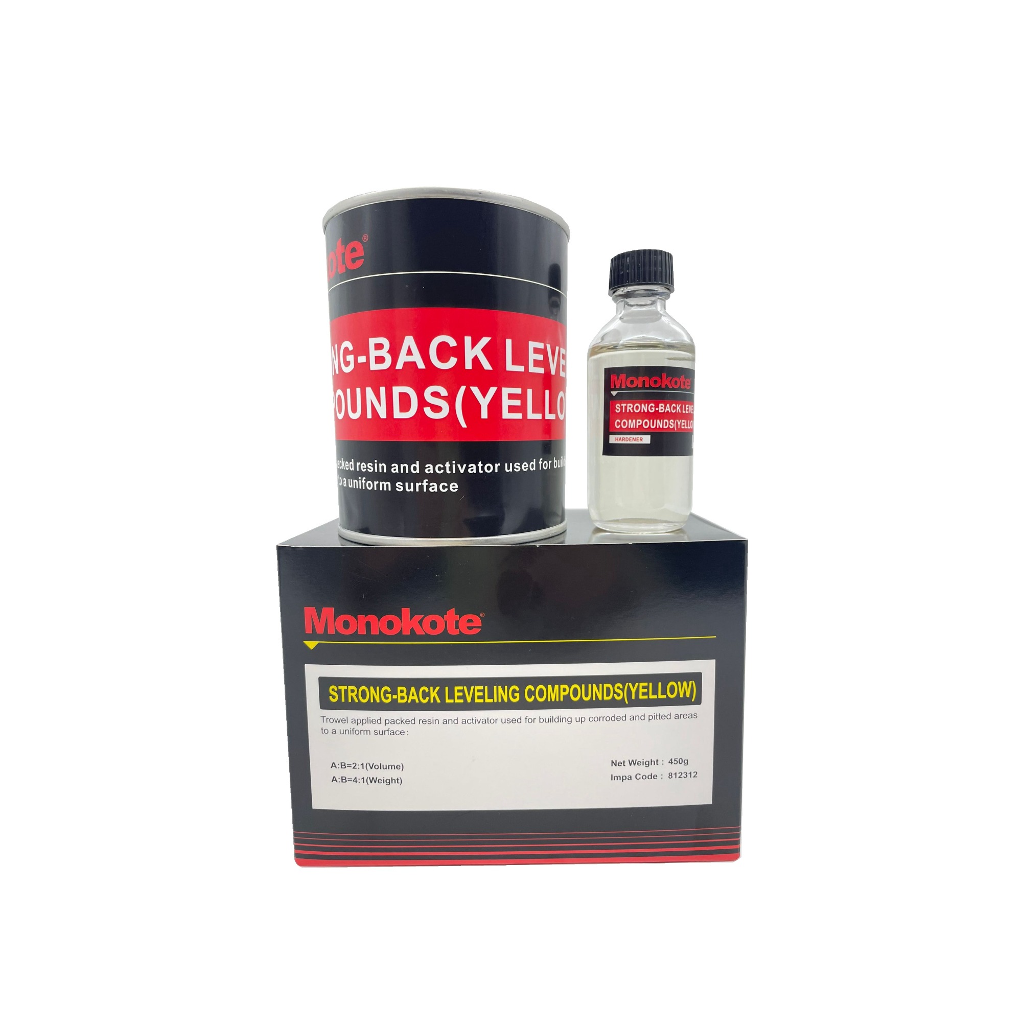 IMPA 812312 MST CORDOBOND STRONG-BACK LEVELING COMPOUNDS (YELLOW)