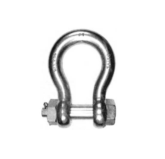 IMPA 233571-233579 MST STAINLESS STEEL BOW SHACKLES-BB WITH HEXAGON ...