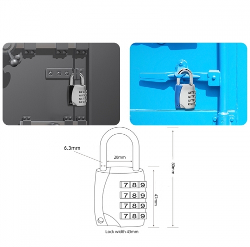 4 Digit Combination Padlock,Padlock