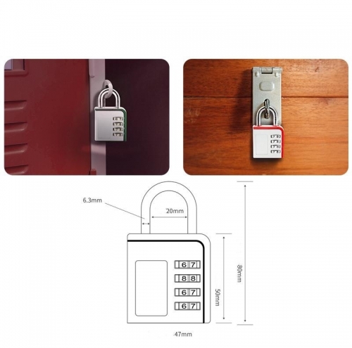 4 Digit Combination Padlock,Padlock