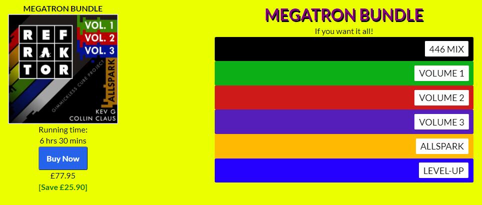 Kev G & Collin Claus - REFRAKTOR (1-3 + ALL SPARK)