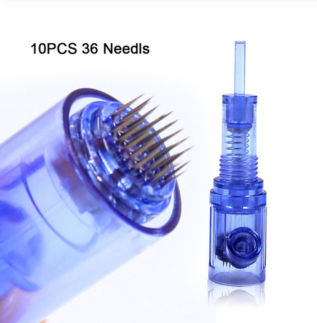 MTS MESO 10PCS Screw Microneedling Cartridge Needles for BMX Permanent ...