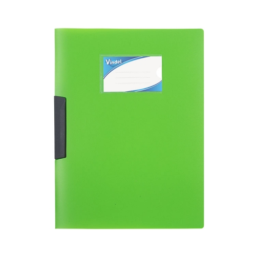 Swing Clip File with Black Clip, Opaque, PP A4,Presentation Folders