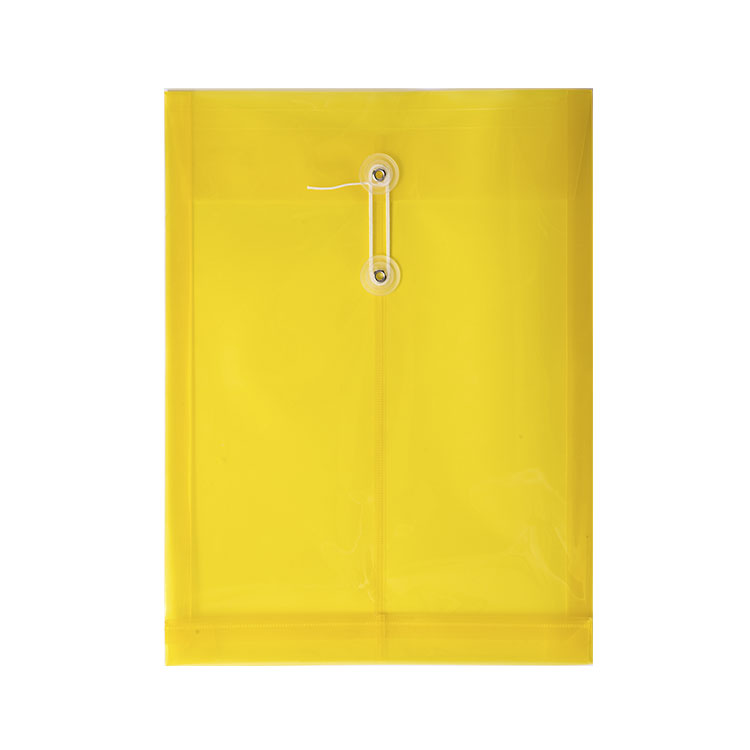 Poly String Envelope with Expandable Gusset, Translucent, PP Letter ...