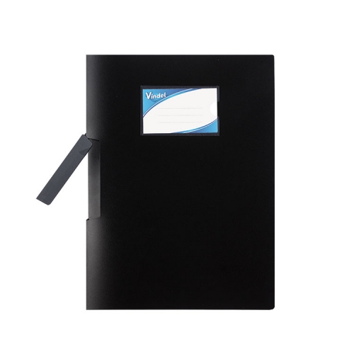 Swing Clip File with Black Clip, Opaque, PP A4,Presentation Folders
