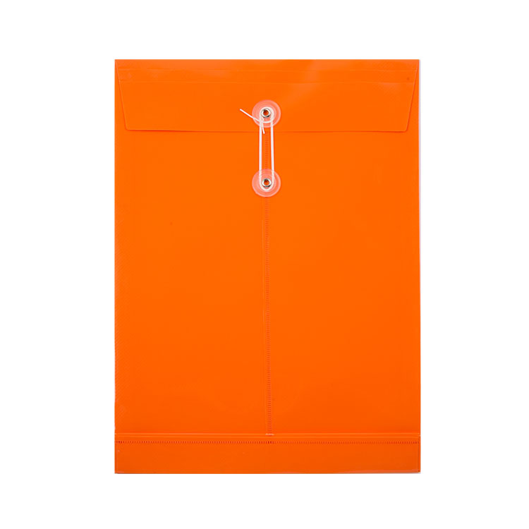 Poly String Envelope with Expandable Gusset, Opaque PP, Letter Size ...