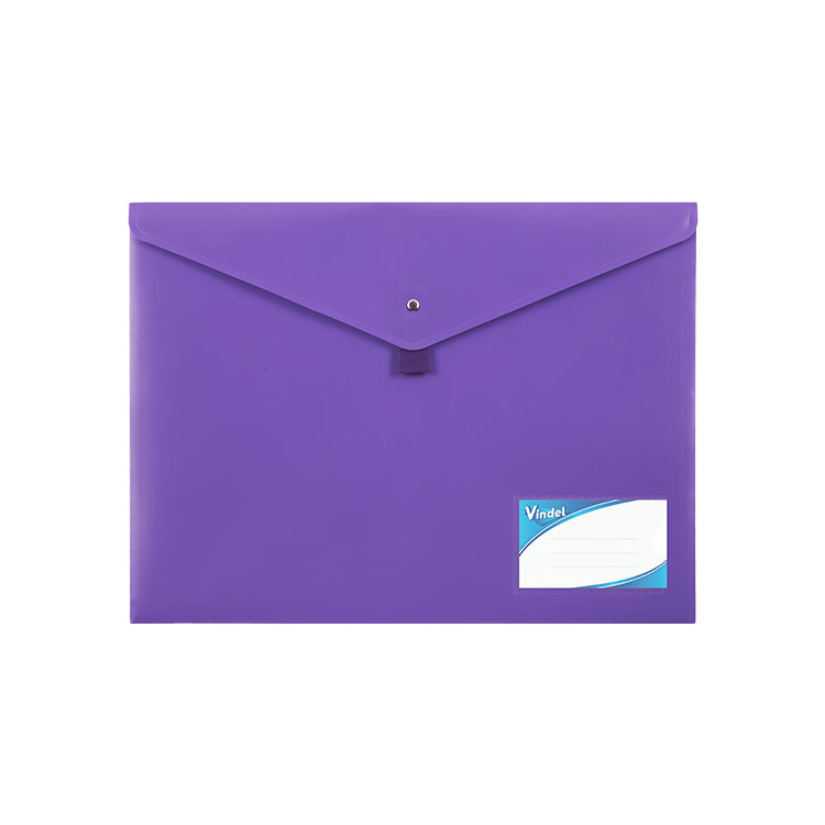 Document Bags with Strap Velcro closure, 2-Pocket, Opaque, PP A4 ...