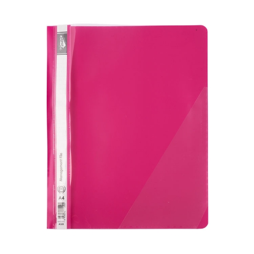 Economic Clear Front Report Files, PP A4, Assorted,Presentation Folders