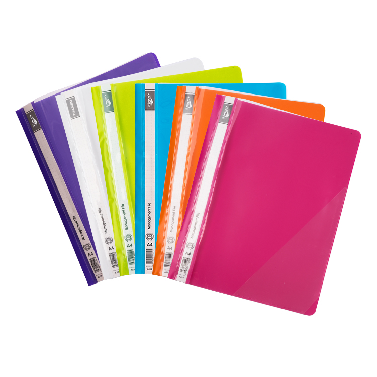Economic Clear Front Report Files, PP A4, Assorted,Presentation Folders