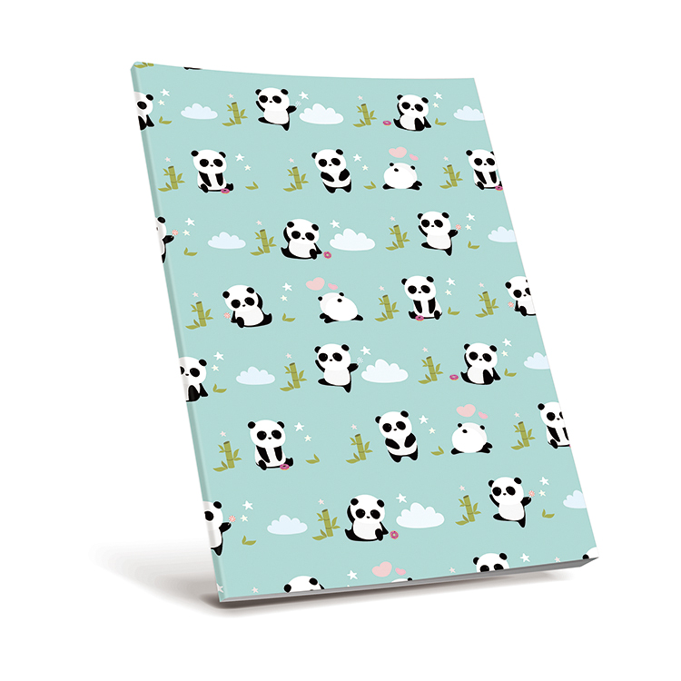 Self-adhesive Book Cover Panda Bears