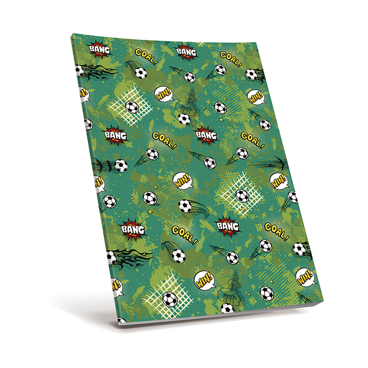 Self-adhesive Book Cover Football Design