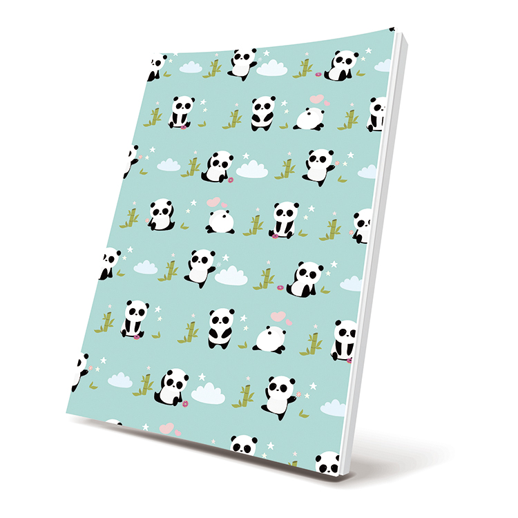 Self-adhesive Book Cover Panda Bears